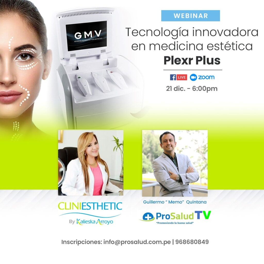 WEBINAR: Prosalud presenta “Tecnología innovadora en medicina estética” Plexr Plus – Expansión ...