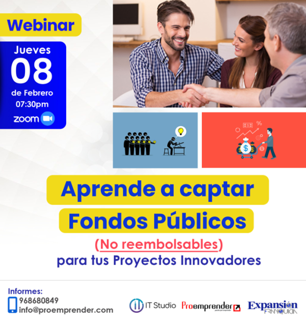 WEBINAR : APRENDE A CAPTAR FONDOS PUBLICOS – Expansión Franquicia